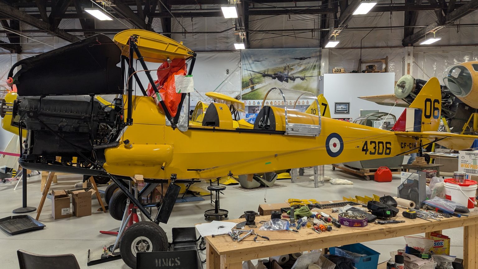 Tiger Moth Restoration – First Engine Test Run Successful! – Canadian ...